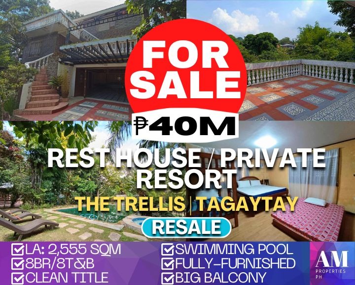 Rest House / Private Resort The Trellis, Tagaytay 3 floors with big ...