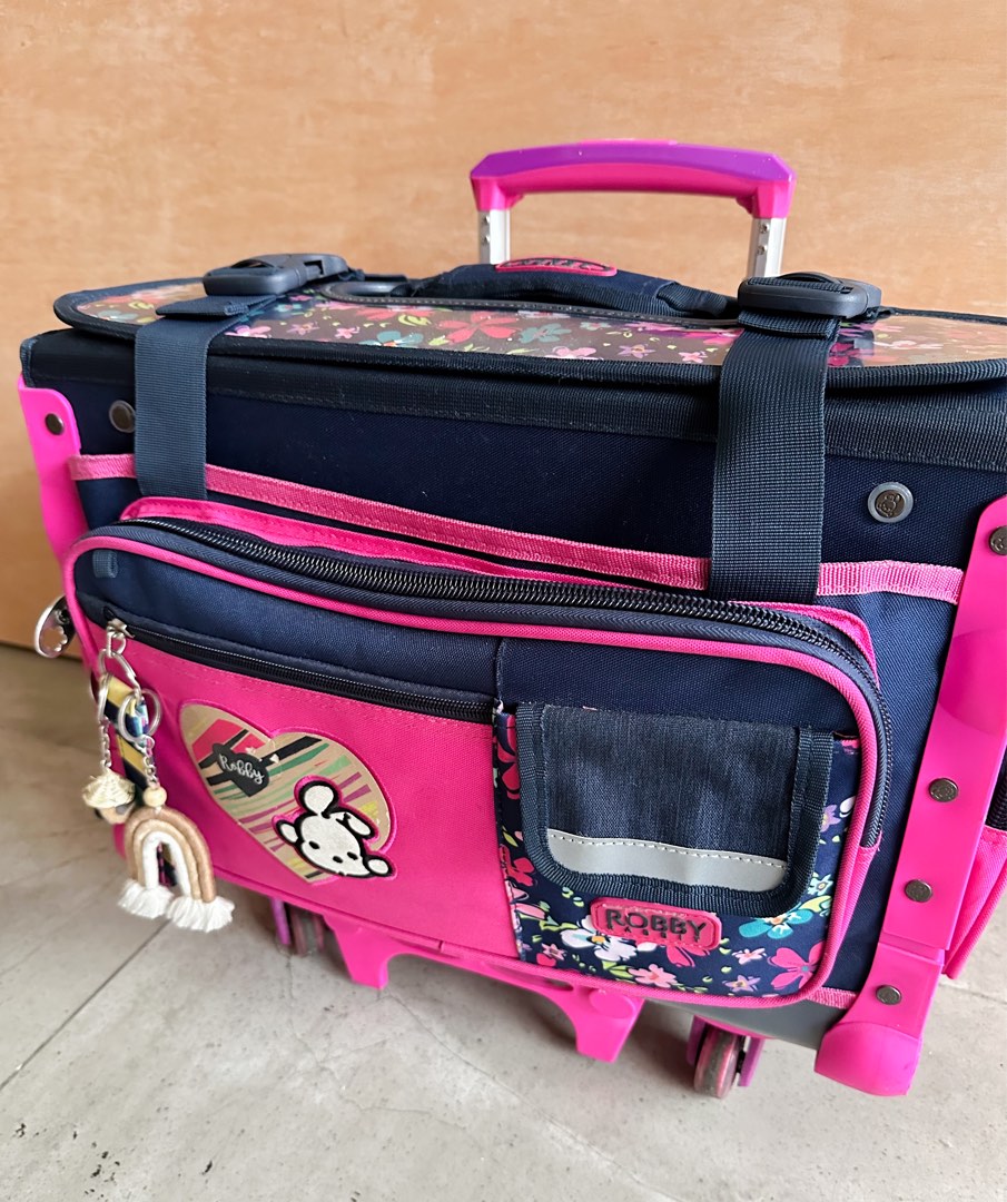 Robby Rabbit Beautiful Floral Large House-Type Trolley, Hobbies & Toys ...