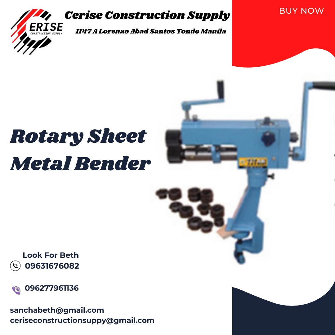 Rotary Sheet Metal Bender, Commercial & Industrial, Construction Tools ...