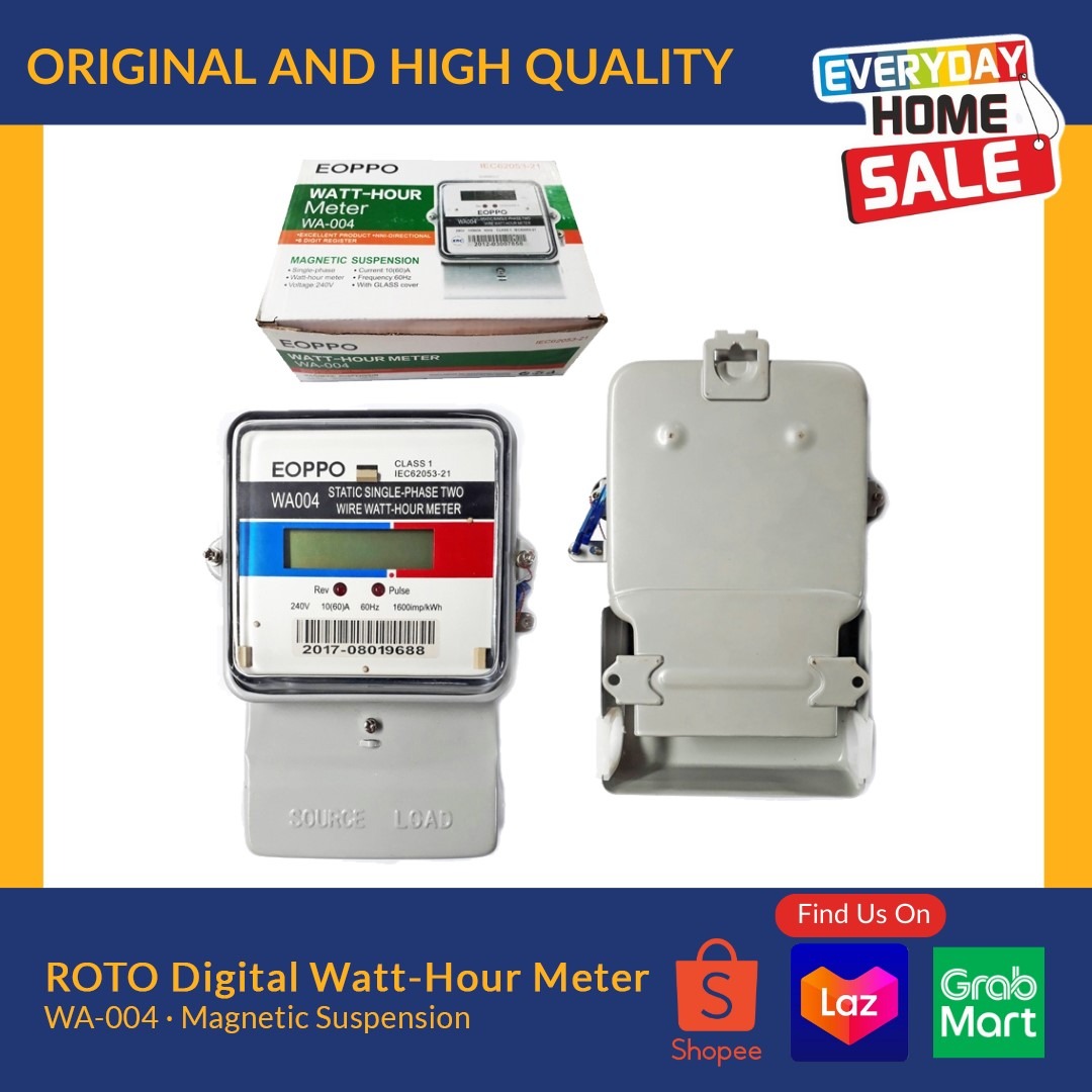 ROTO EOPPPO Digital Watt-Hour Meter, Furniture & Home Living, Home ...