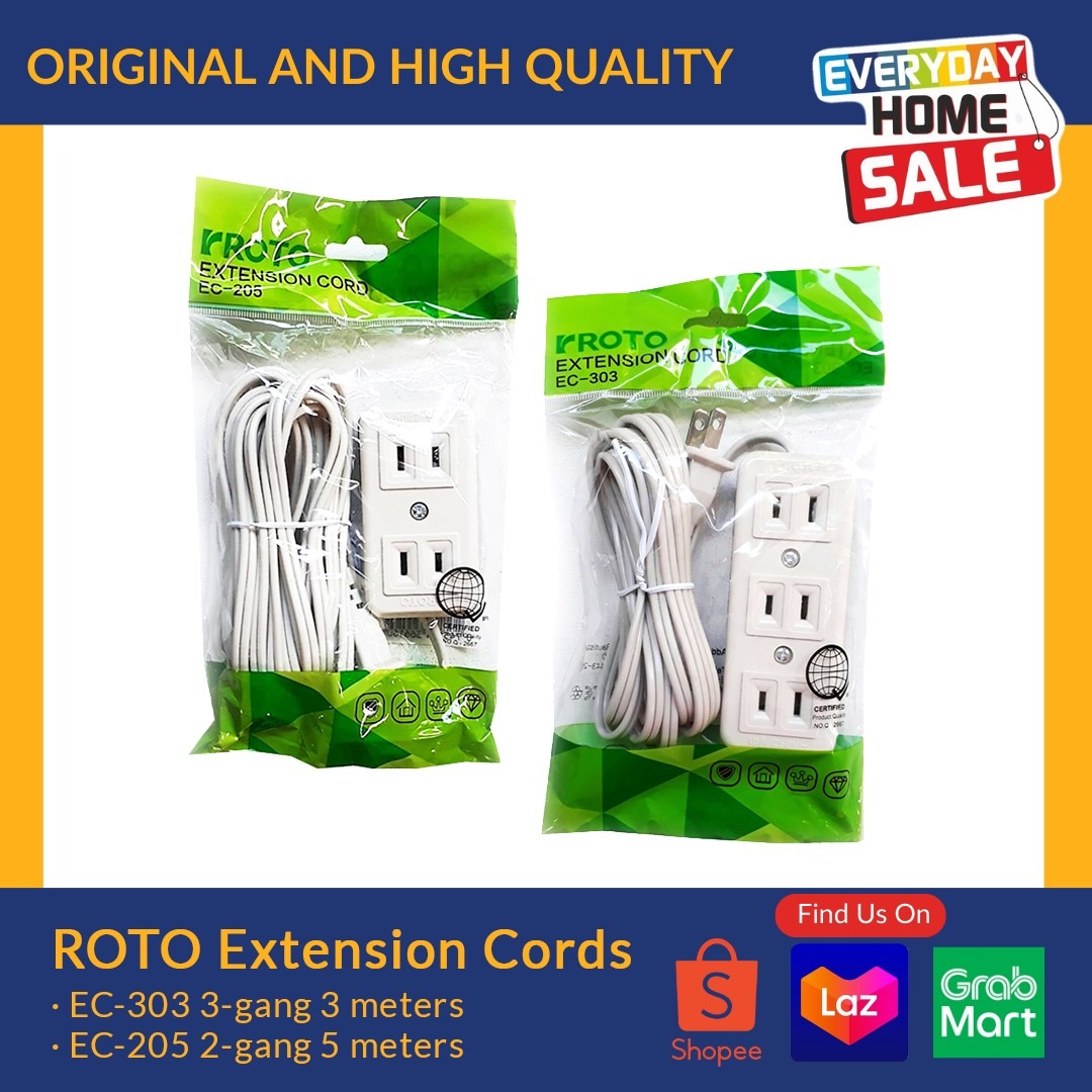 Roto Extension Cord, Furniture & Home Living, Home Improvement & Organization, Home Improvement ...
