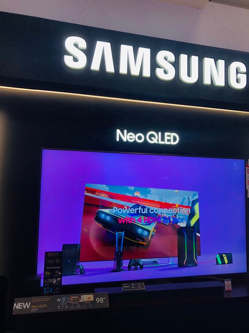 SAMSUNG NEO QLED SMART TV 43QN90D 50QN90D 98QN90D, TV & Home Appliances ...