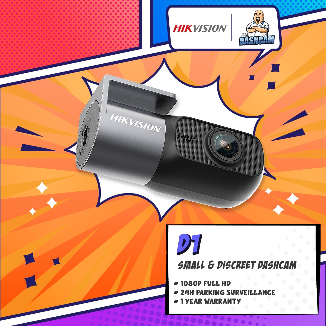 [SINGLE CHANNEL FRONT CAMERA] HikVision D1 | Small & Discreet Design ...