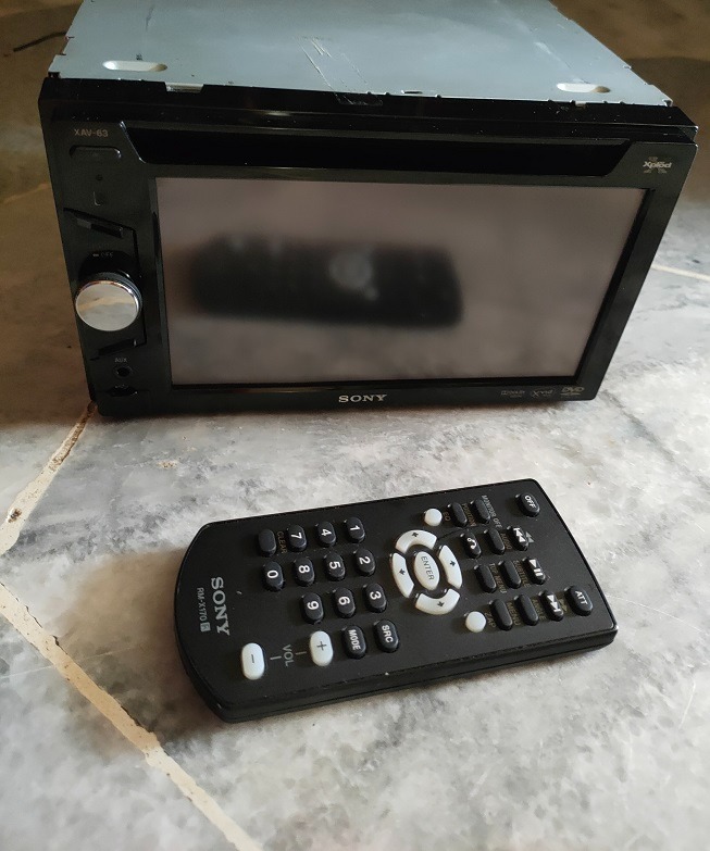 Sony xav-63-CAR PLYER-TOUCH SCREEN-DVD-FM-USB-AUX IN-TIPTOP CONDITION+ ...