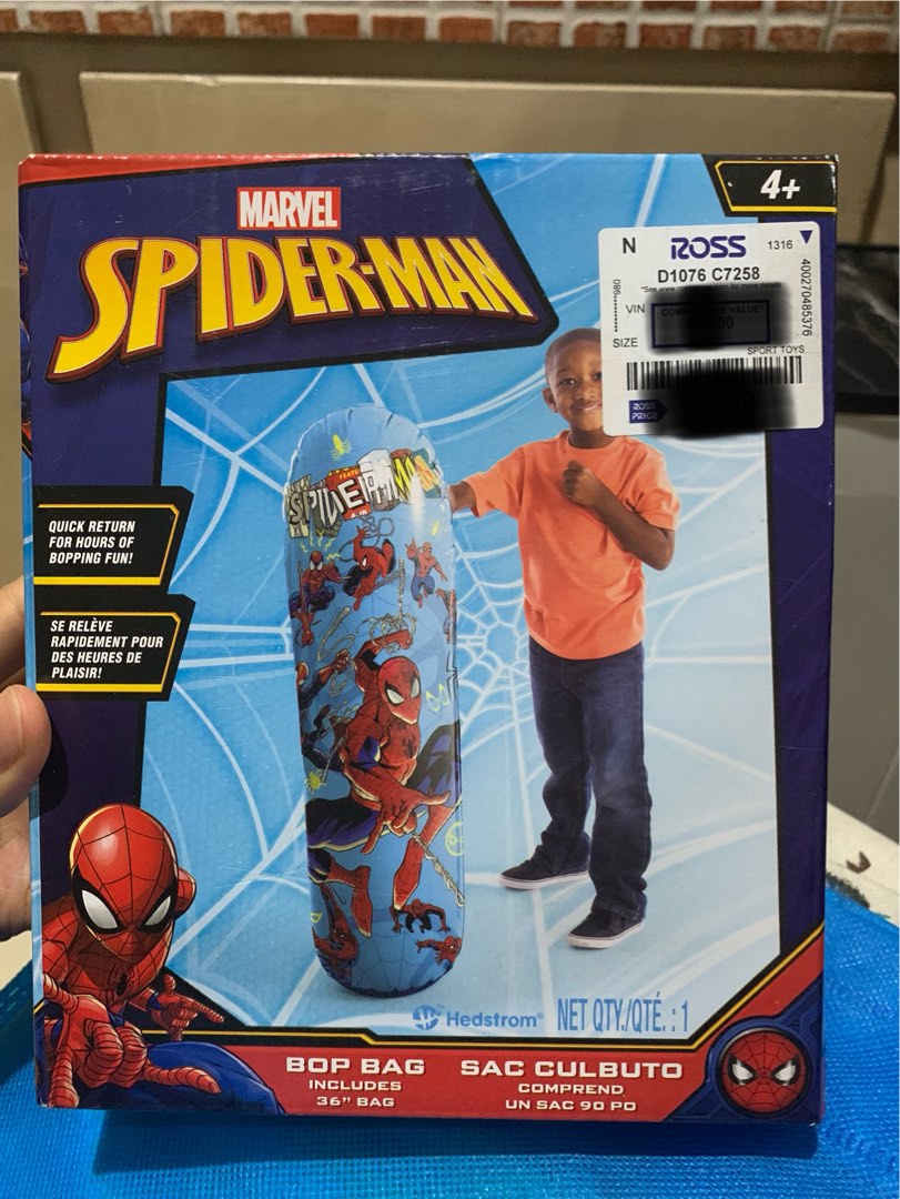 Spiderman Punching Bag, Hobbies & Toys, Toys & Games on Carousell