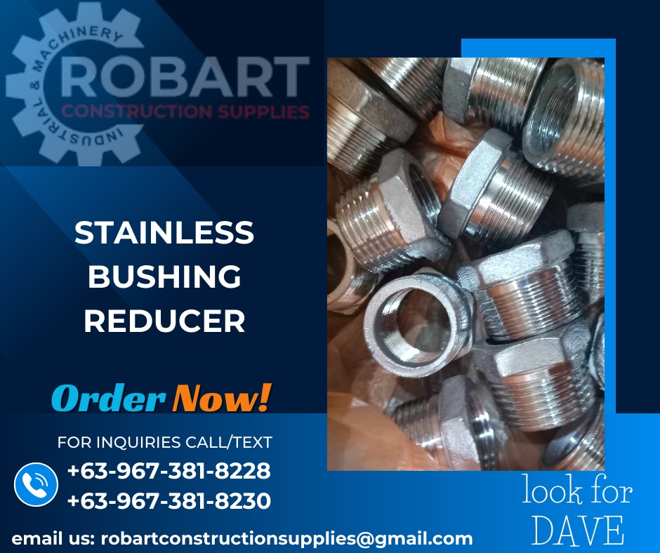 STAINLESS BUSHING REDUCER, Commercial & Industrial, Construction Tools & Equipment on Carousell