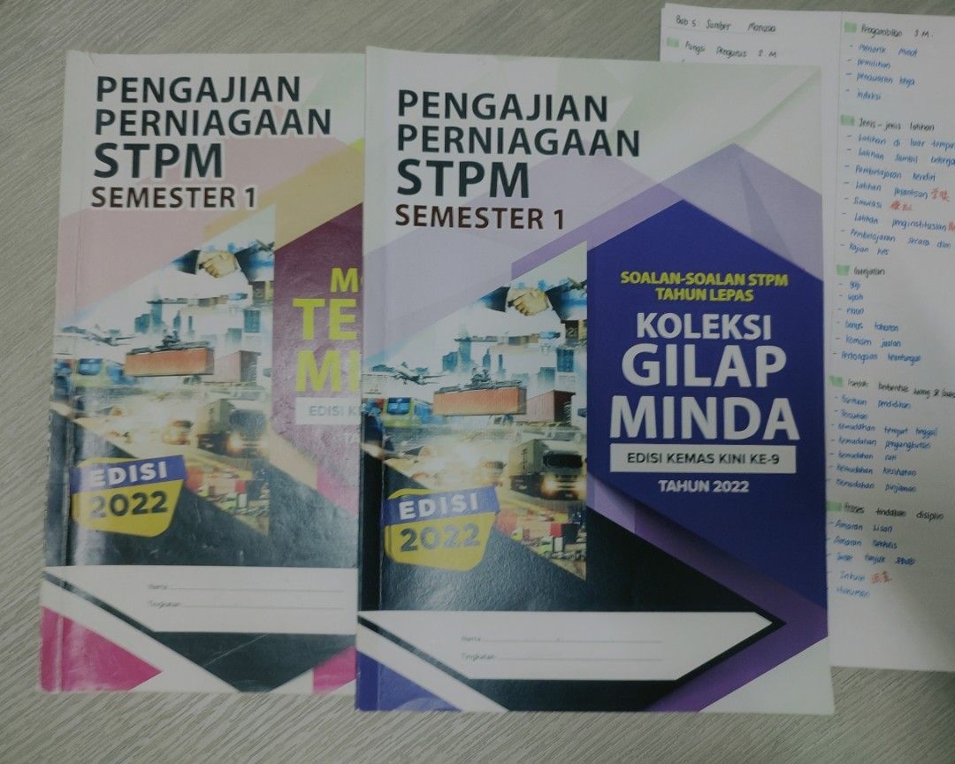 stpm sem 1 buku teks/ latihan, Hobbies & Toys, Books & Magazines ...