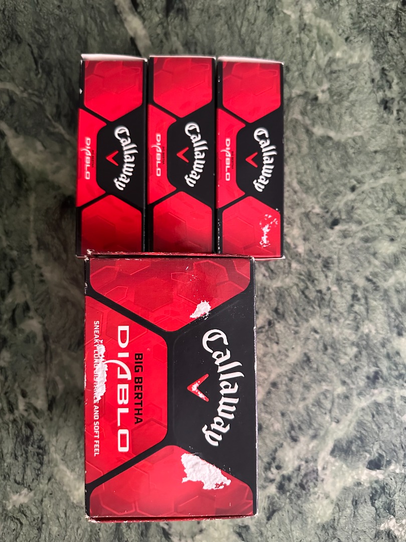 TAYLOR MADE/CALLAWAY GOLF BALLS - 33 BALLS ALTOGETHER FOR $50, Sports ...