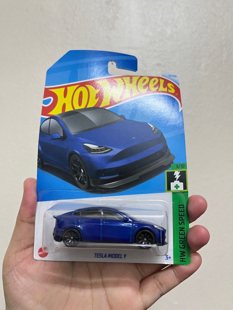 Tesla Model Y hotwheels, Hobbies & Toys, Toys & Games on Carousell