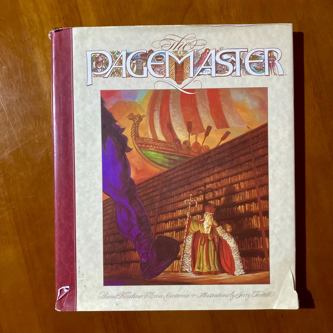 The Pagemaster by David Kirschner and Ernie Contreras, Illustrated by ...