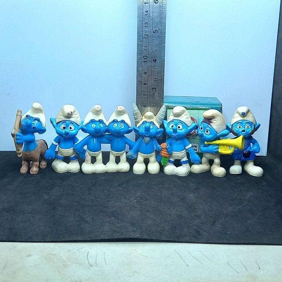 The Smurf Rakyat Smurf Set (Second), Toys & Collectibles, Mainan di ...