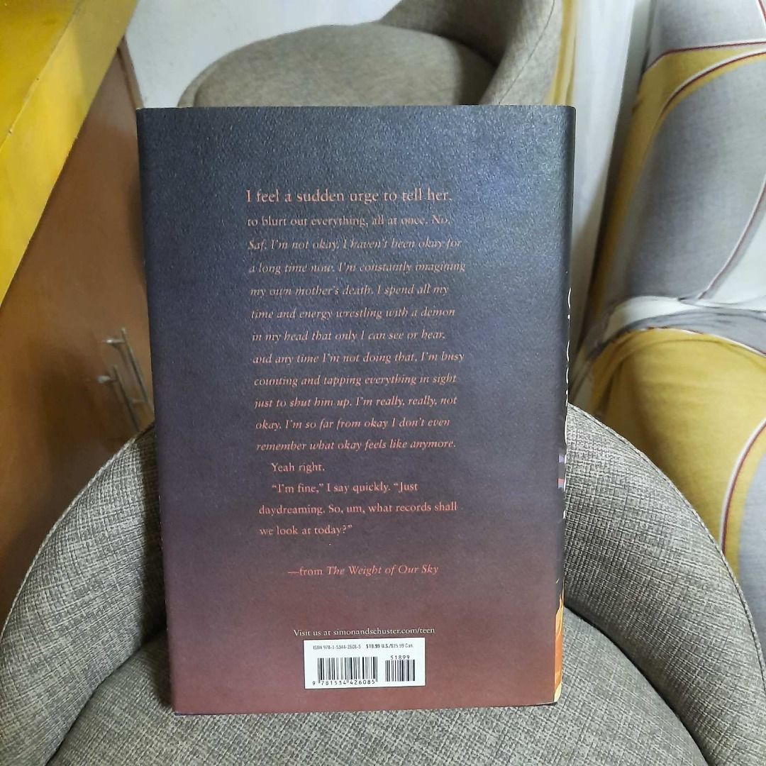 The Weight of Our Sky by Hanna Alkaf (Hardcover), Hobbies & Toys, Books ...