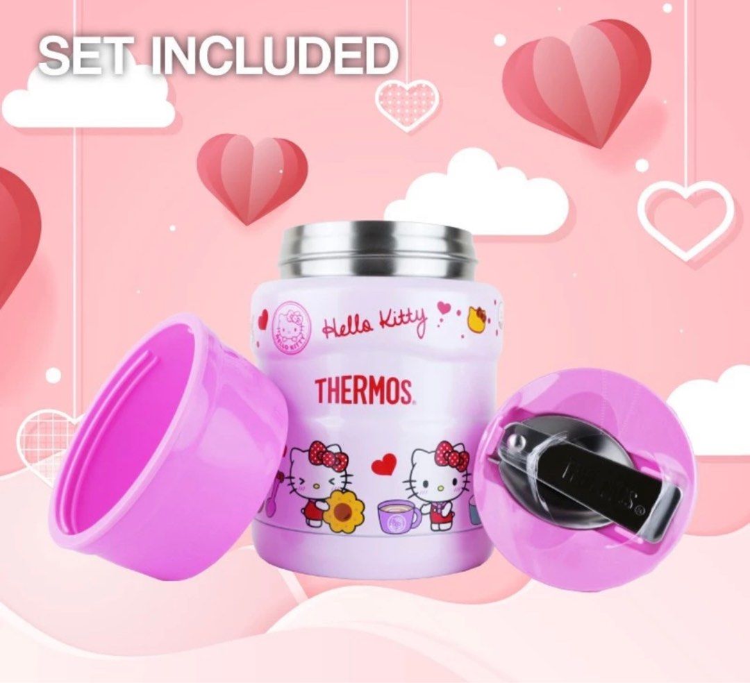 Thermos Hello Kitty, Babies & Kids, Nursing & Feeding, Breastfeeding & Bottle Feeding on Carousell