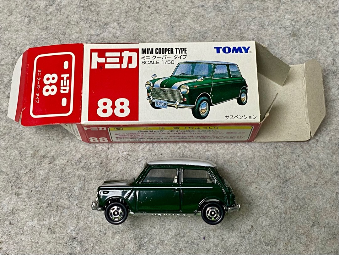 Tomica No.88 Mini Cooper 稀有藍字中製, 興趣及遊戲, 玩具 & 遊戲類 - Carousell