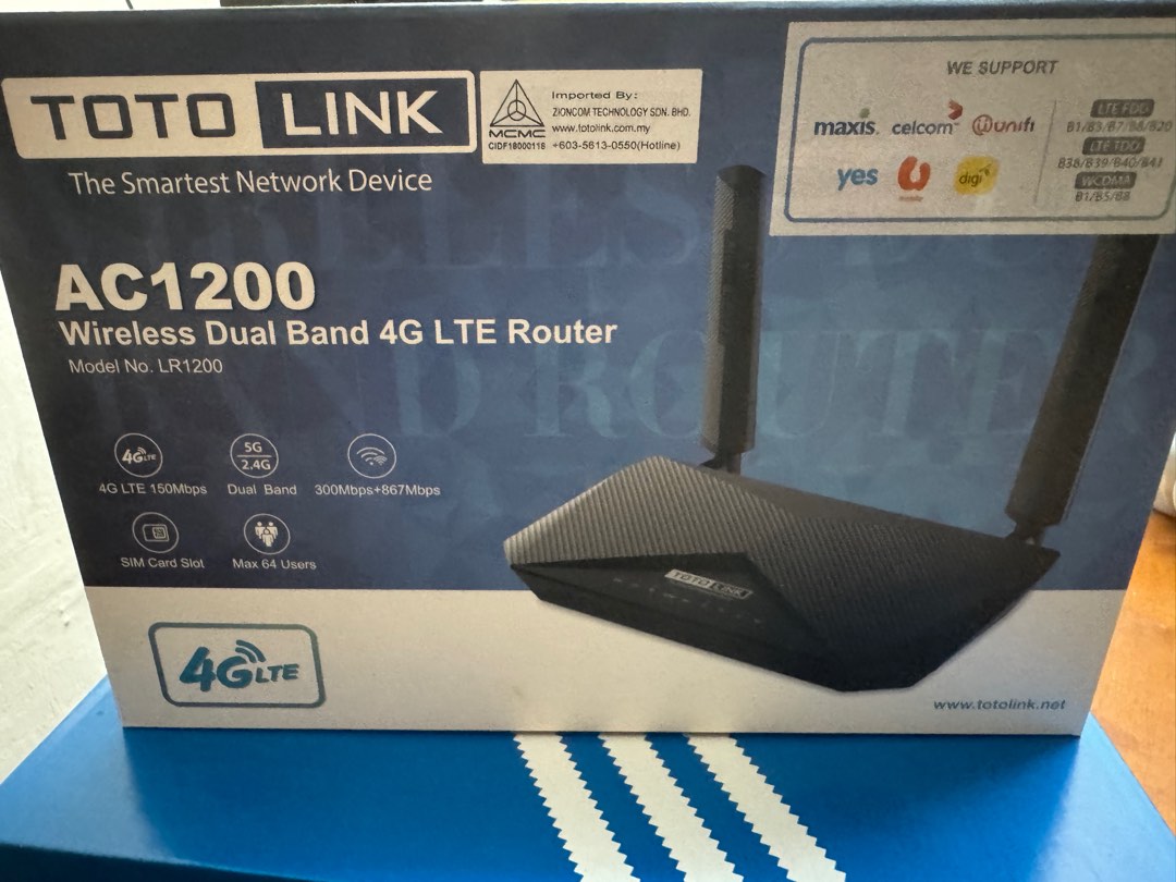 Totolink AC1200 4g lte modem, Computers & Tech, Parts & Accessories ...