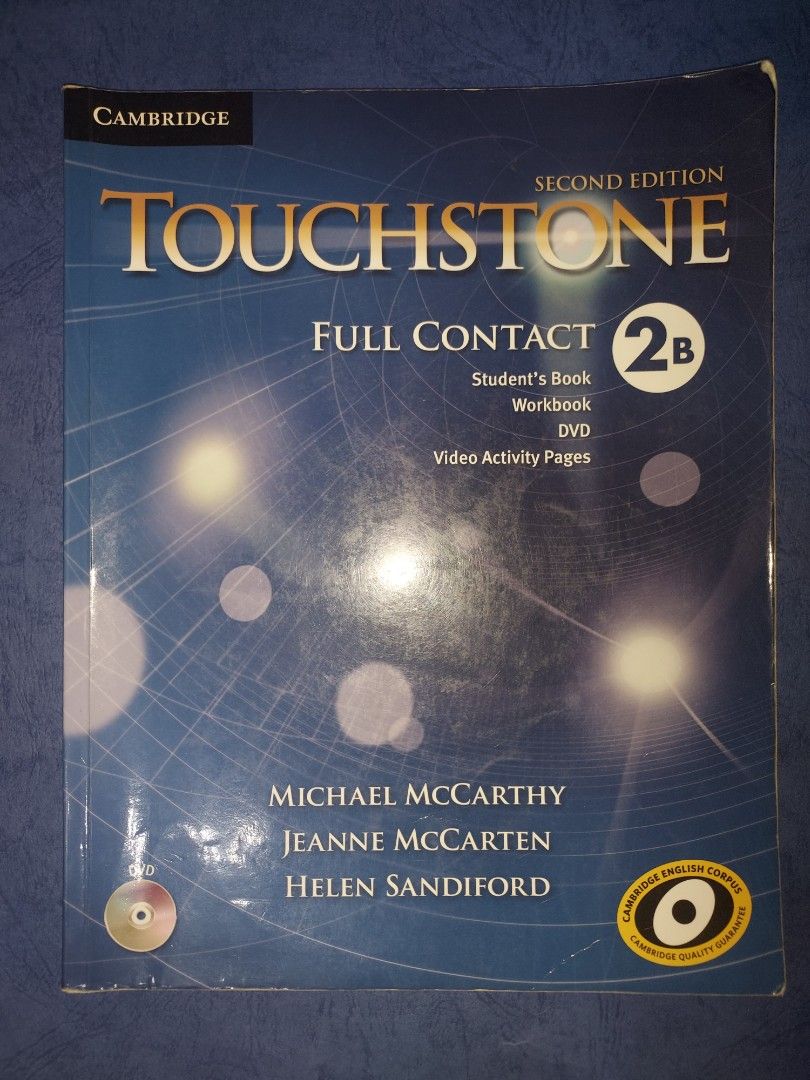 Touchstone 2 英文書（含光碟片）Cambridge Second Edition, 書籍、休閒與玩具, 書本及雜誌, 教科書、參考書在旋轉拍賣