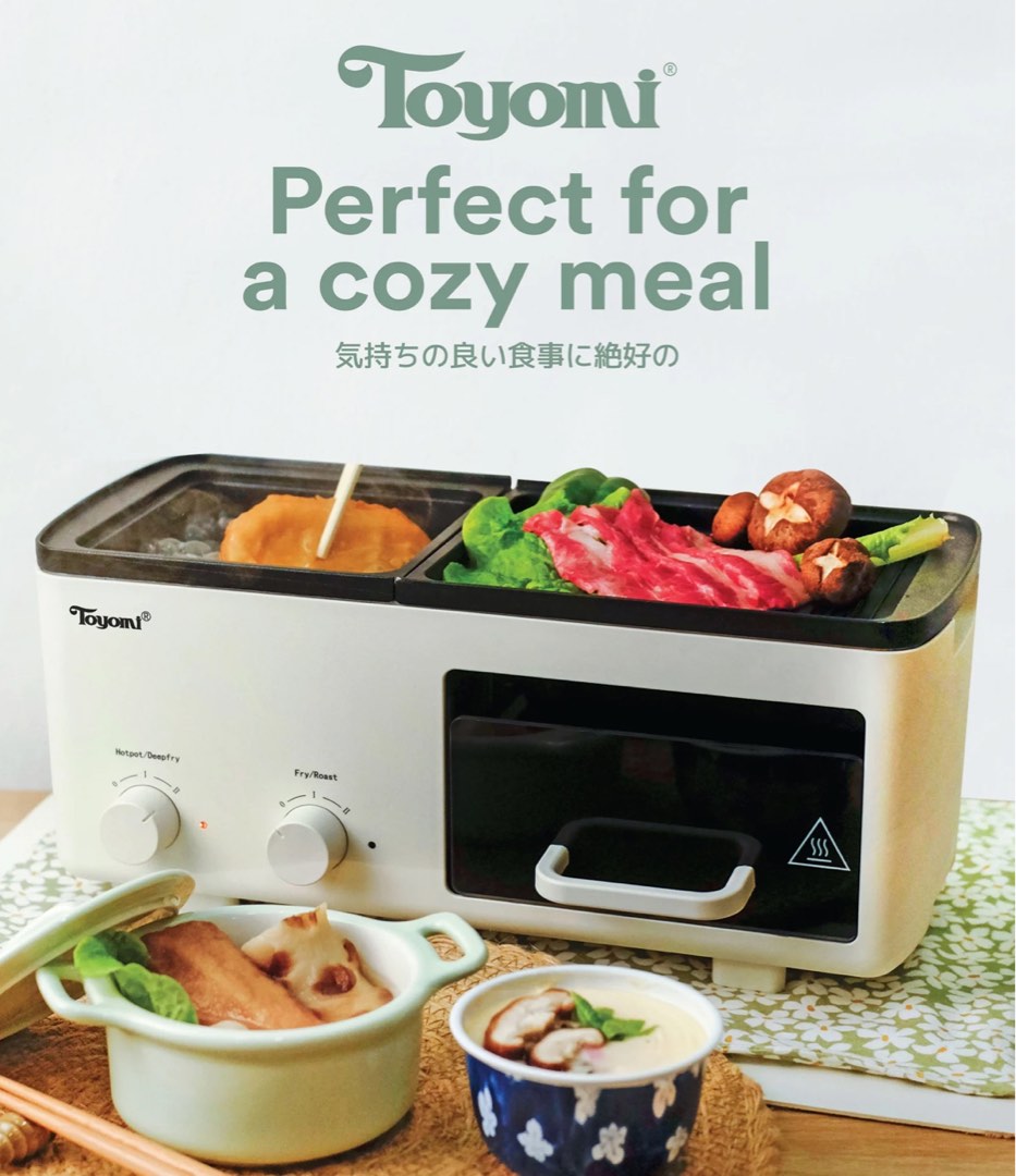 Toyomi Cozy Cooker NEW Multi Cooker For 1-2 Pax BF 1000, TV & Home ...