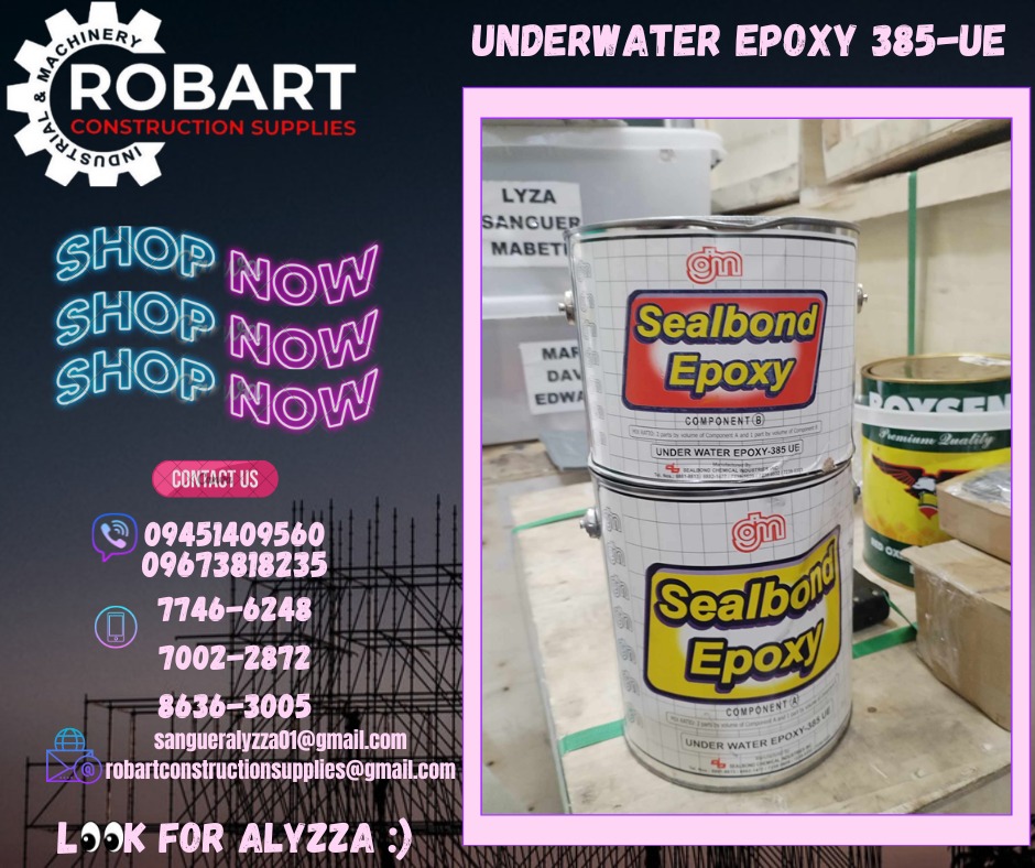 Underwater epoxy 385-UE, Commercial & Industrial, Construction Tools ...