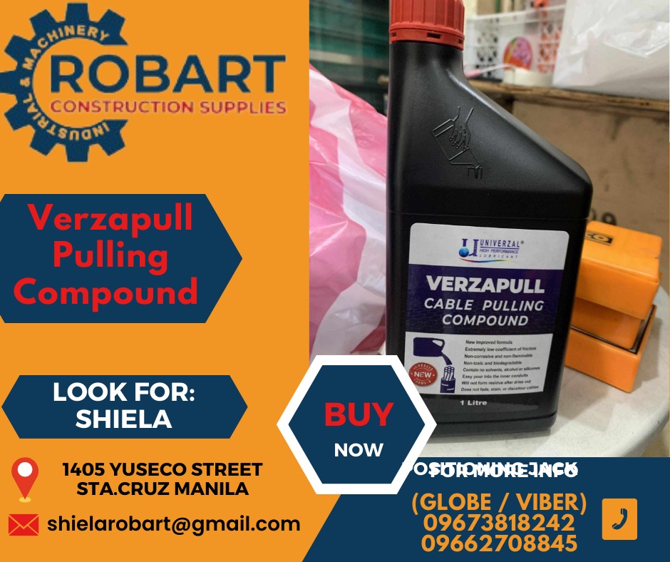 Verzapull pulling compound, Commercial & Industrial, Construction Tools ...