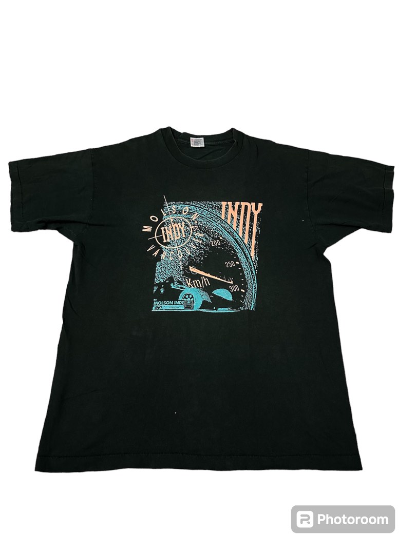 Vintage 90s permotoran indy nascar, Men's Fashion, Tops & Sets, Tshirts ...