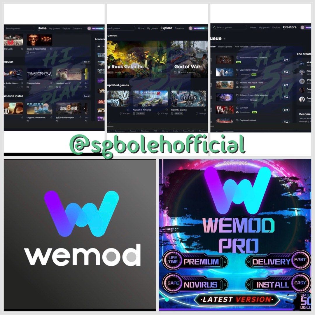 🔥WeMod Pro | wemodpro - PC Game Cheats, Trainers, and Mods in One App ...