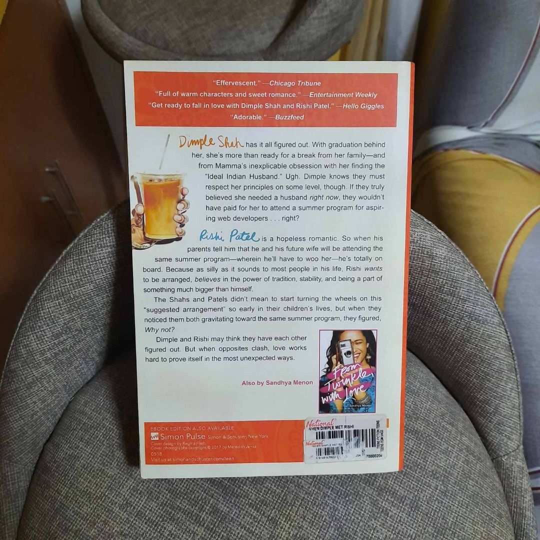 When Dimple Met Rishi by Sandhya Menon (Paperback), Hobbies & Toys ...