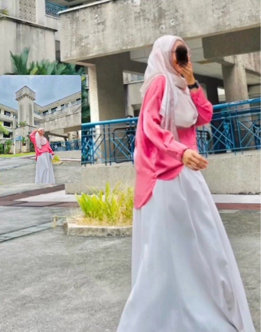 WHITE FLOWWY SKIRT, Women's Fashion, Bottoms, Skirts on Carousell