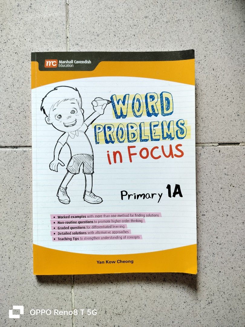 Word Problems in Focus Mathematics Assessment Book for P1 by Marshall ...
