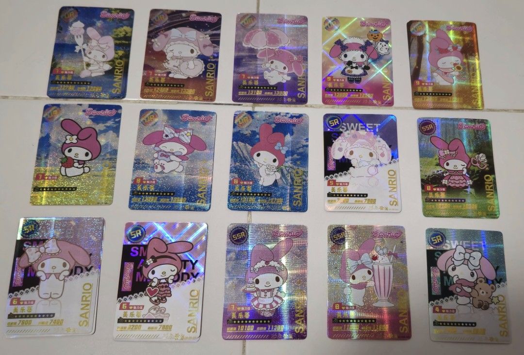 WTT/WTS Sanrio shiny collectible cards for selling (confirmed designs ...