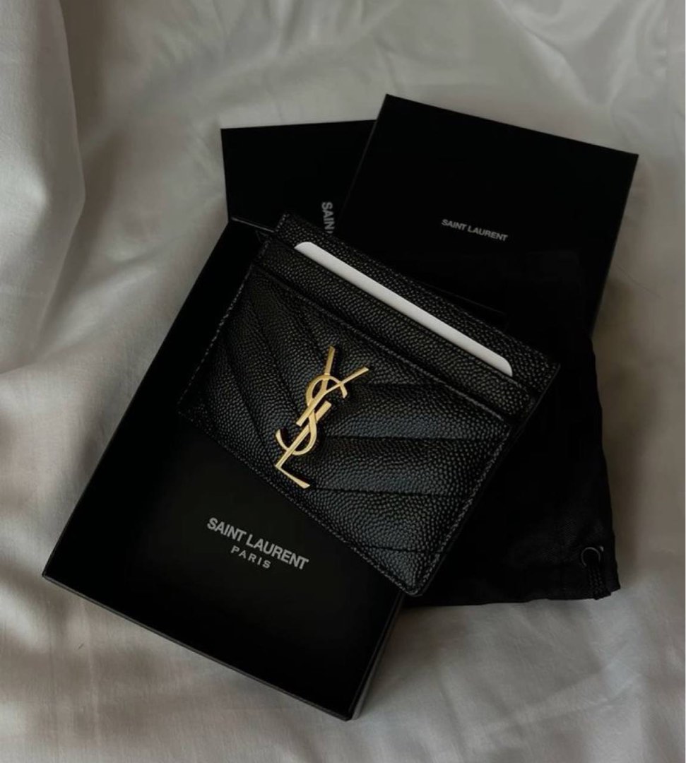 Ysl card holder, Women's Fashion, Bags & Wallets, Wallets & Card ...