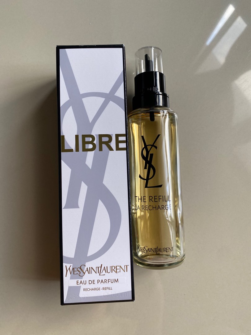 YSL Libre EDP Eau De Parfum Refill 100ml 55% left, Beauty & Personal ...