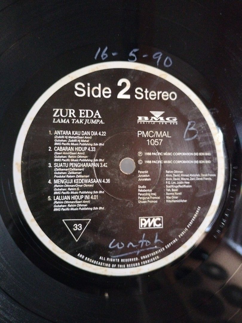Zur Eda Lama Tak Jumpa Piring Hitam, Hobbies & Toys, Music & Media ...