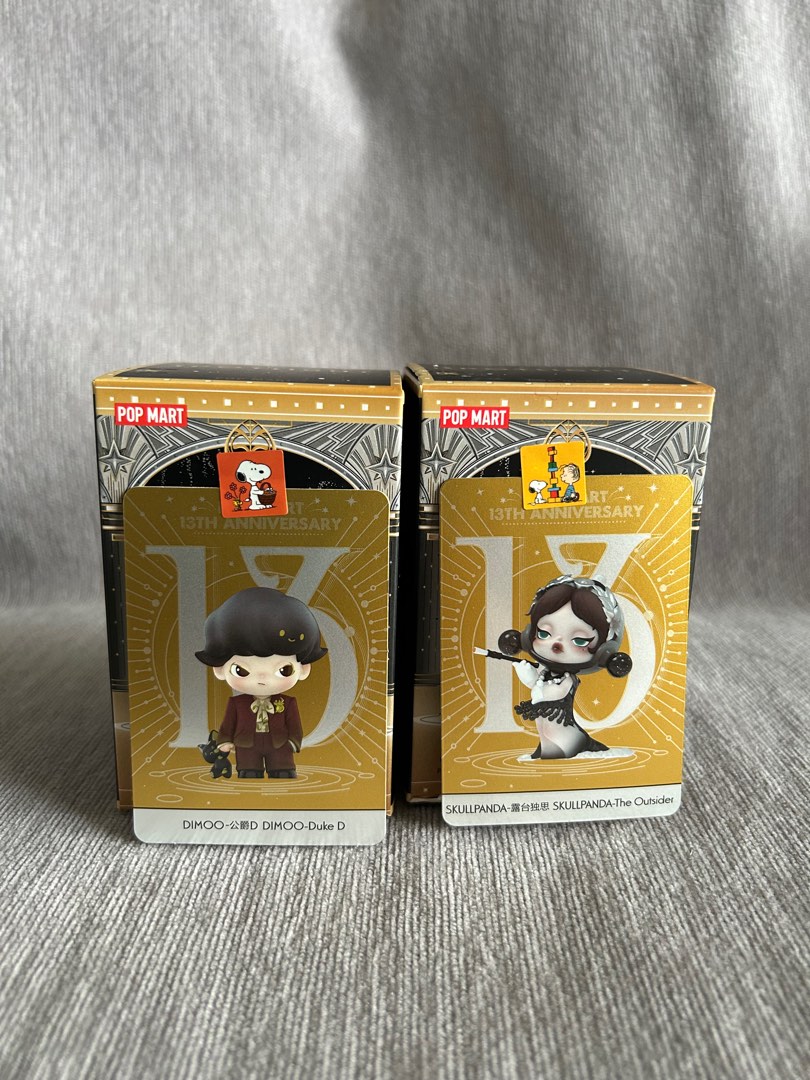 (2 For $40) Spotlight POP MART 13th Anniversary Series - skull panda ...