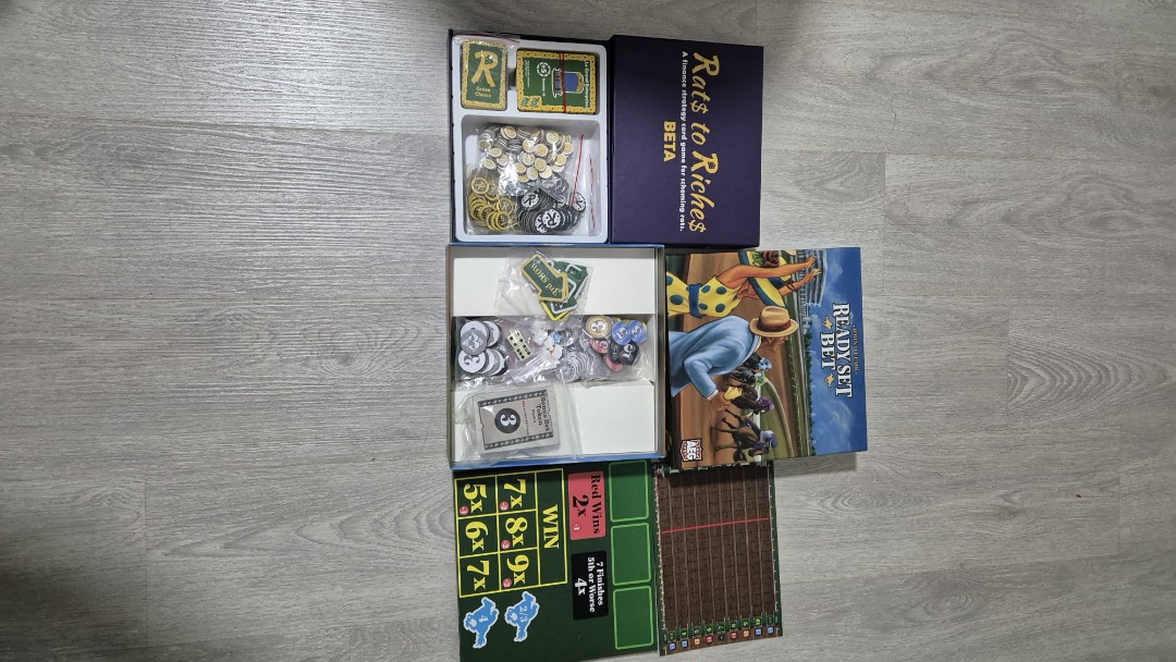 [2 Boardgames For The Price of 1] Buy Ready Set Bet, Get Rat To Riches ...