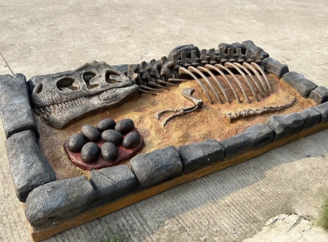 2 Meters Realistic T-Rex Fossil Digging Toy, Hobbies & Toys ...