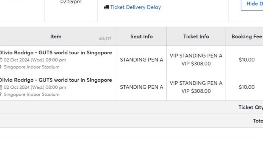 OLIVIA RODRIGO GUTS TICKETS, Tickets & Vouchers, Event Tickets on Carousell