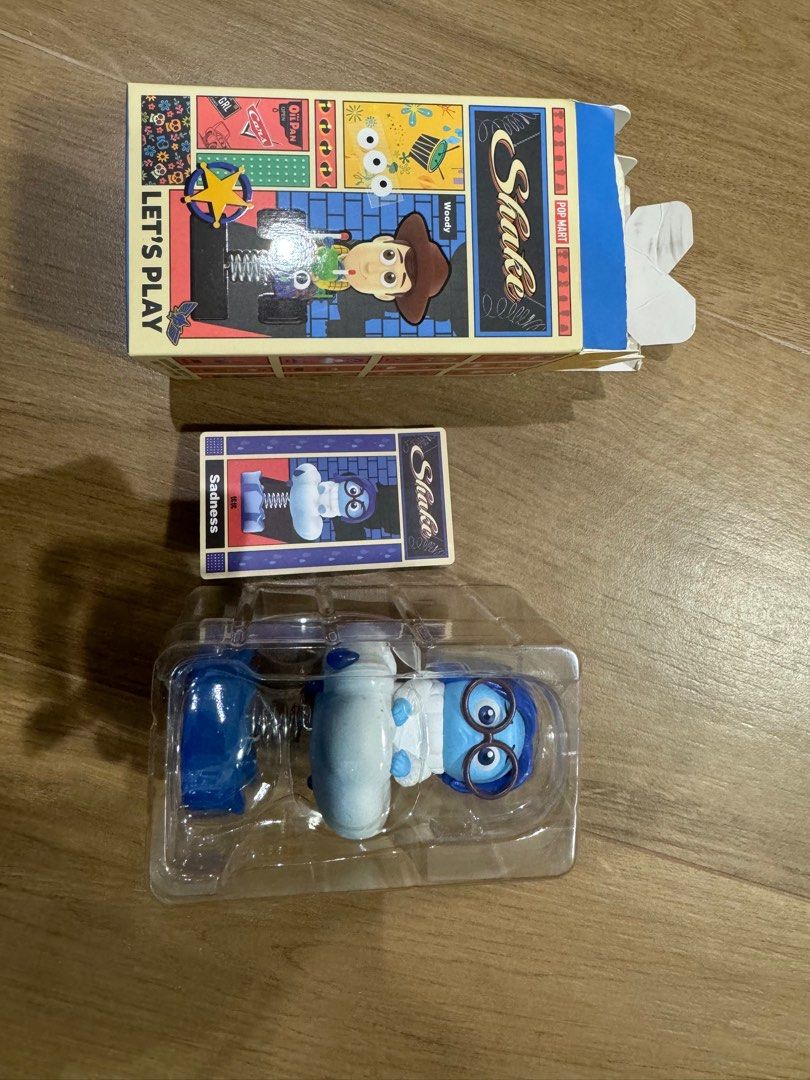 玩轉腦朋友 Inside Out 彼思動畫 Pixar popmart 盲盒 Sadness 阿愁, 興趣及遊戲, 玩具 & 遊戲類 ...