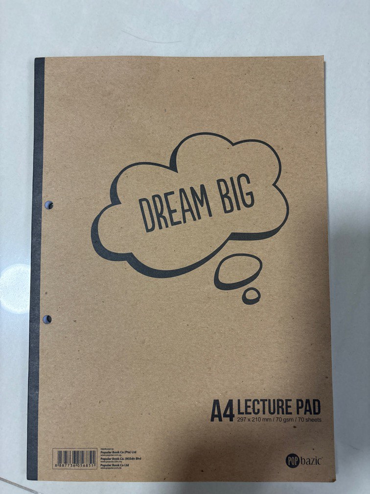 A4 Foolscape Paper Lecture Pad, Hobbies & Toys, Stationery & Craft ...