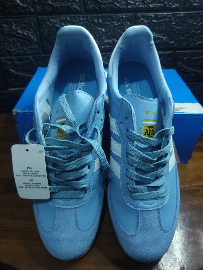 Adidas Samba Team Argentina, Fesyen Pria, Sepatu , Sneakers di Carousell