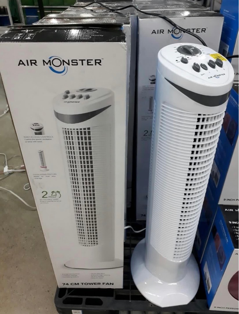 Air Monster tower fan, Furniture & Home Living, Lighting & Fans, Fans ...