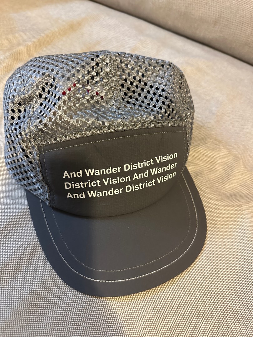 And Wander x District Vision cap, 男裝, 手錶及配件, 棒球帽、帽 - Carousell