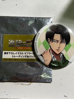 AOT Levi Badges, Hobbies & Toys, Memorabilia & Collectibles, Fan ...