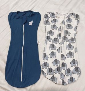 Hanaroo Baby Zip Swaddle 2 in 1 (2 sides & Colour), Babies & Kids ...