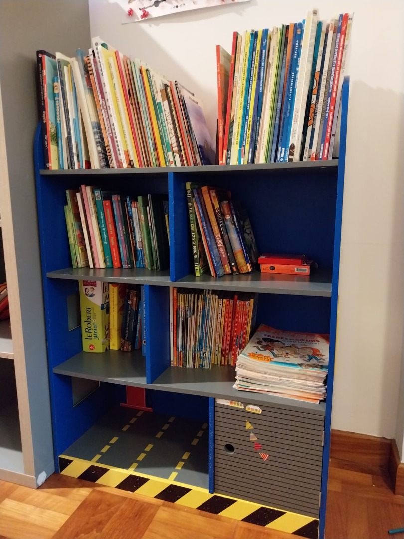 Blue Bookshelf for kids, Babies & Kids, Baby Nursery & Kids Furniture ...