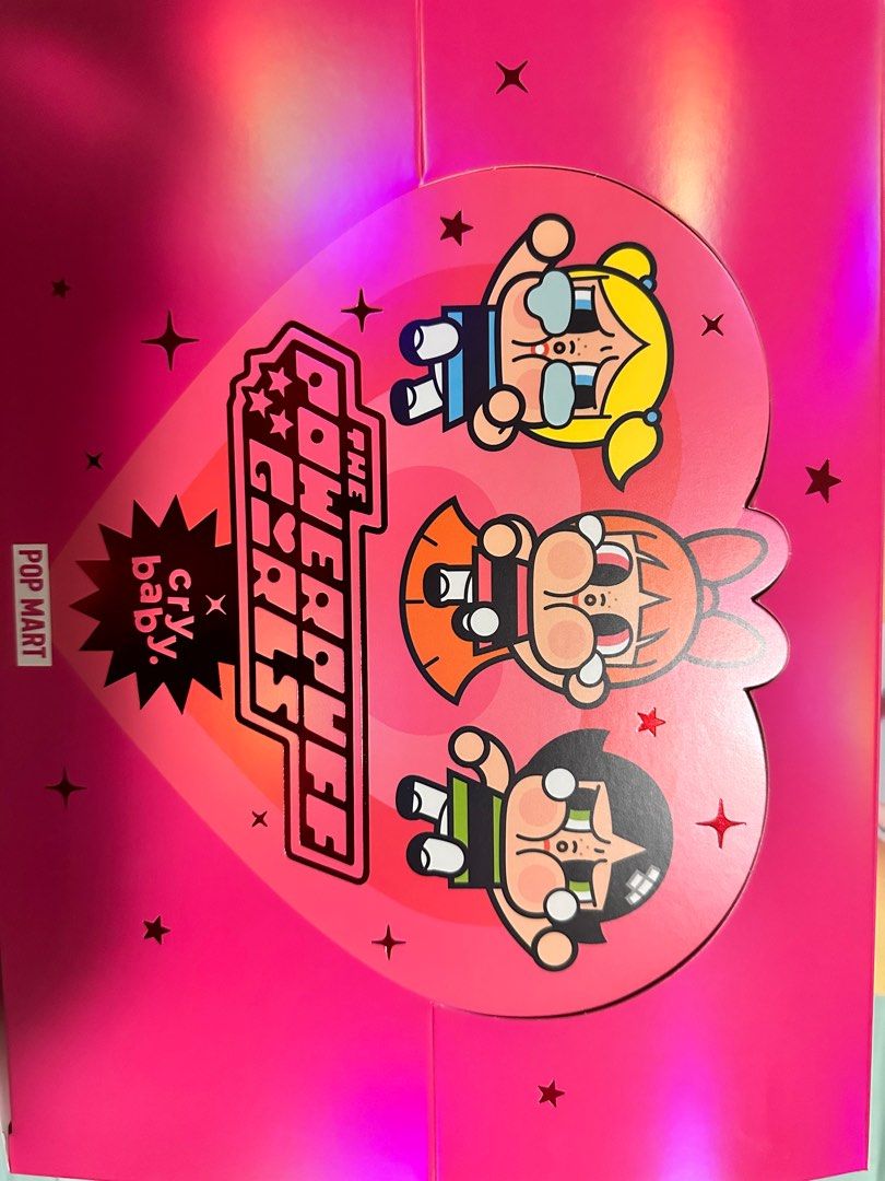 BNIF Popmart Crybaby PPG powerpuff girls blossom bubbles buttercup cry ...