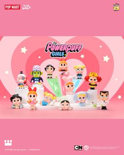 Official Genuine popmart official popmart CRYBABY Powerpuff Girls ...