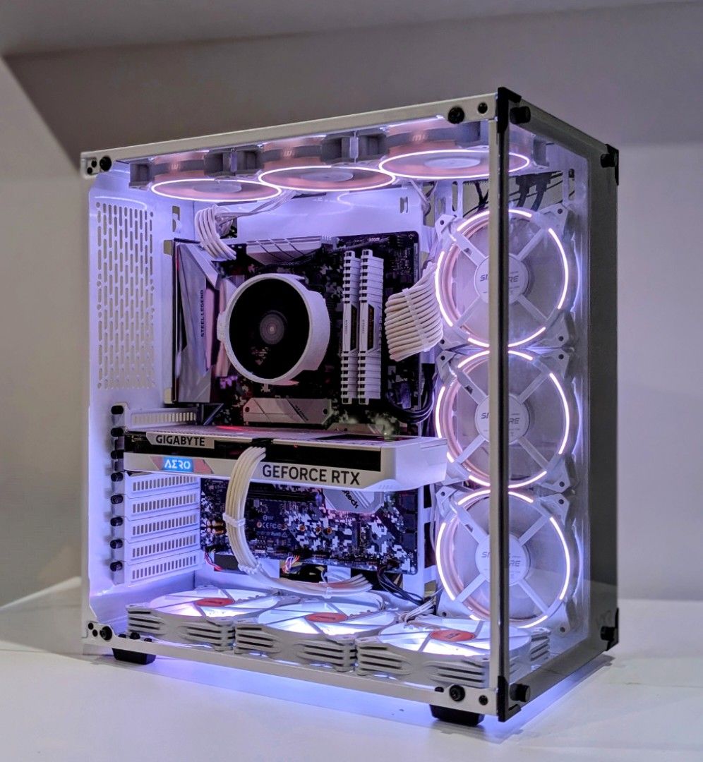 Brand New All-White Ryzen Pre-Built Gaming PC [Ryzen 5600x + RTX 4060 ...