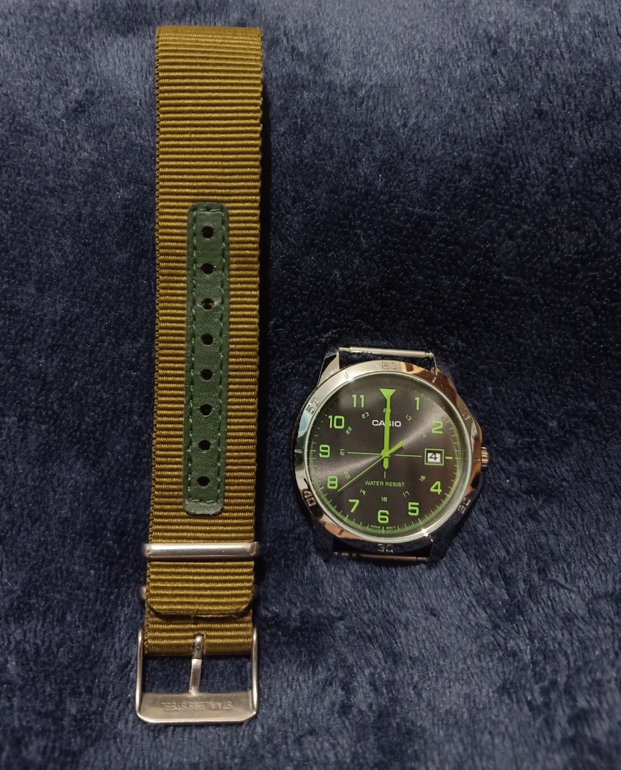 Casio Military Watch with NATO Strap Military Field Watch, Men's ...