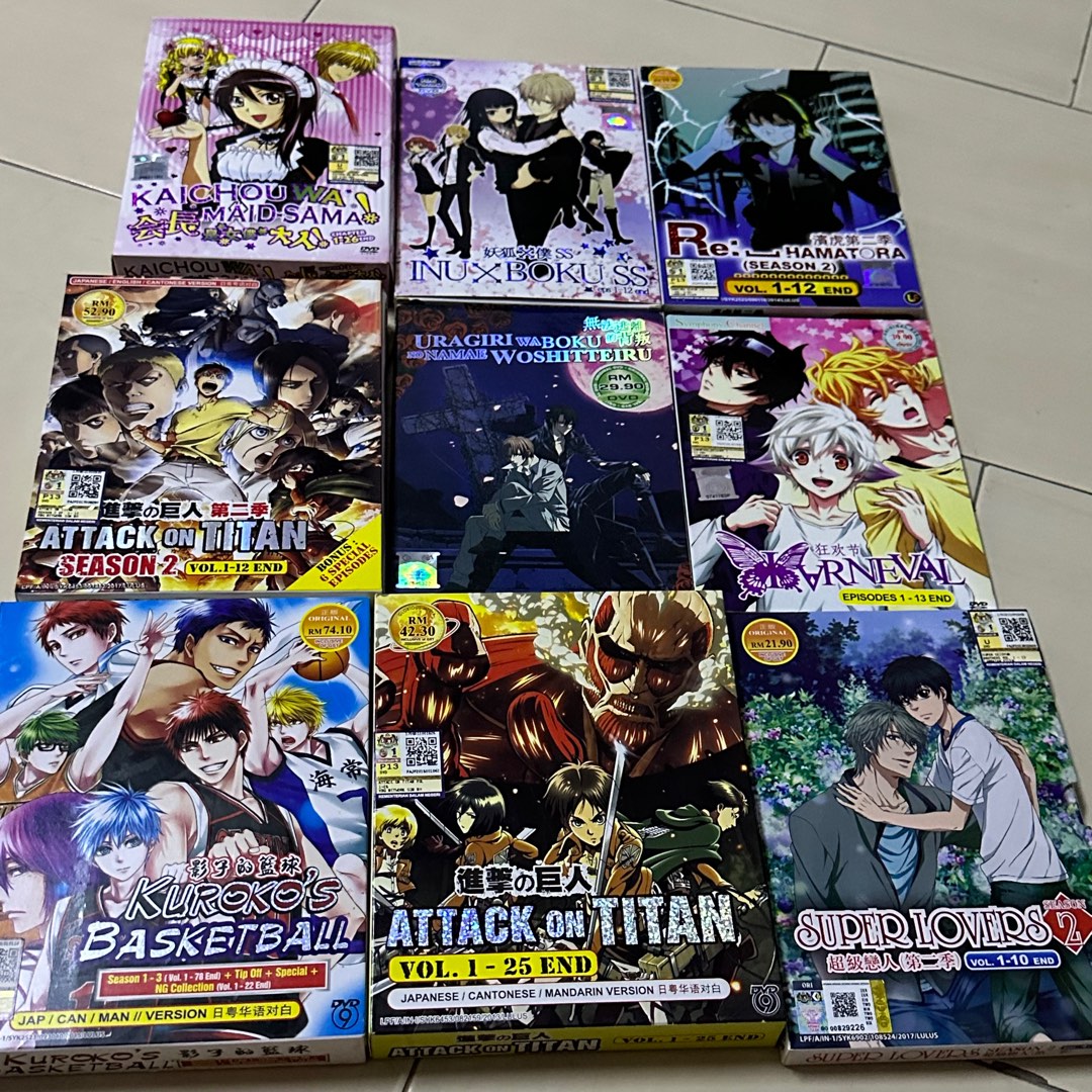 动漫cd dvd, Hobbies & Toys, Music & Media, CDs & DVDs on Carousell