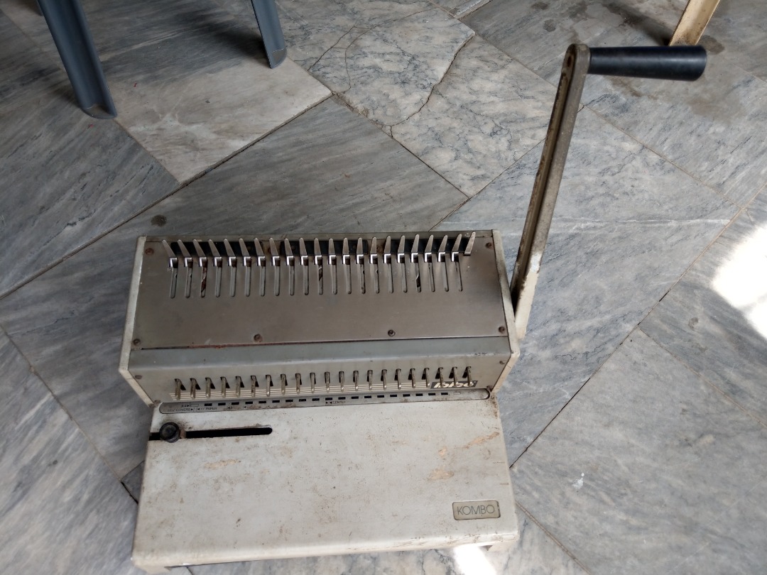 Comb Binder for Plastic Rings - All Metal Heavy Duty, Commercial ...